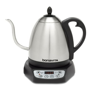 Farberware Stainless Steel 1.7 Liter Electric Tea Kettle, Silver ...