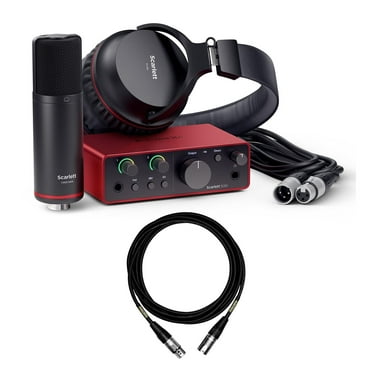 Focusrite Scarlett Solo Studio 3rd Gen - Home Recording with XLR ...