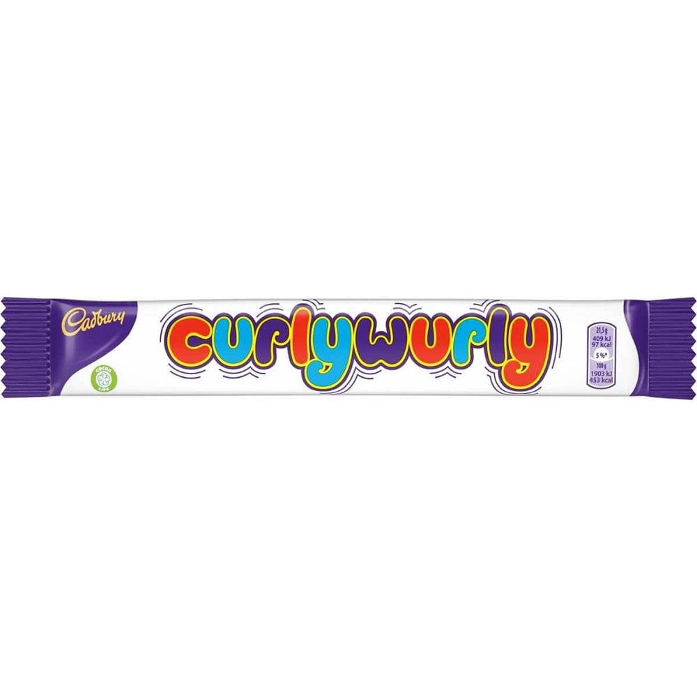 Cadbury Curly Wurly Chocolate Bar 21.5G (Pack of 6) - Walmart.com