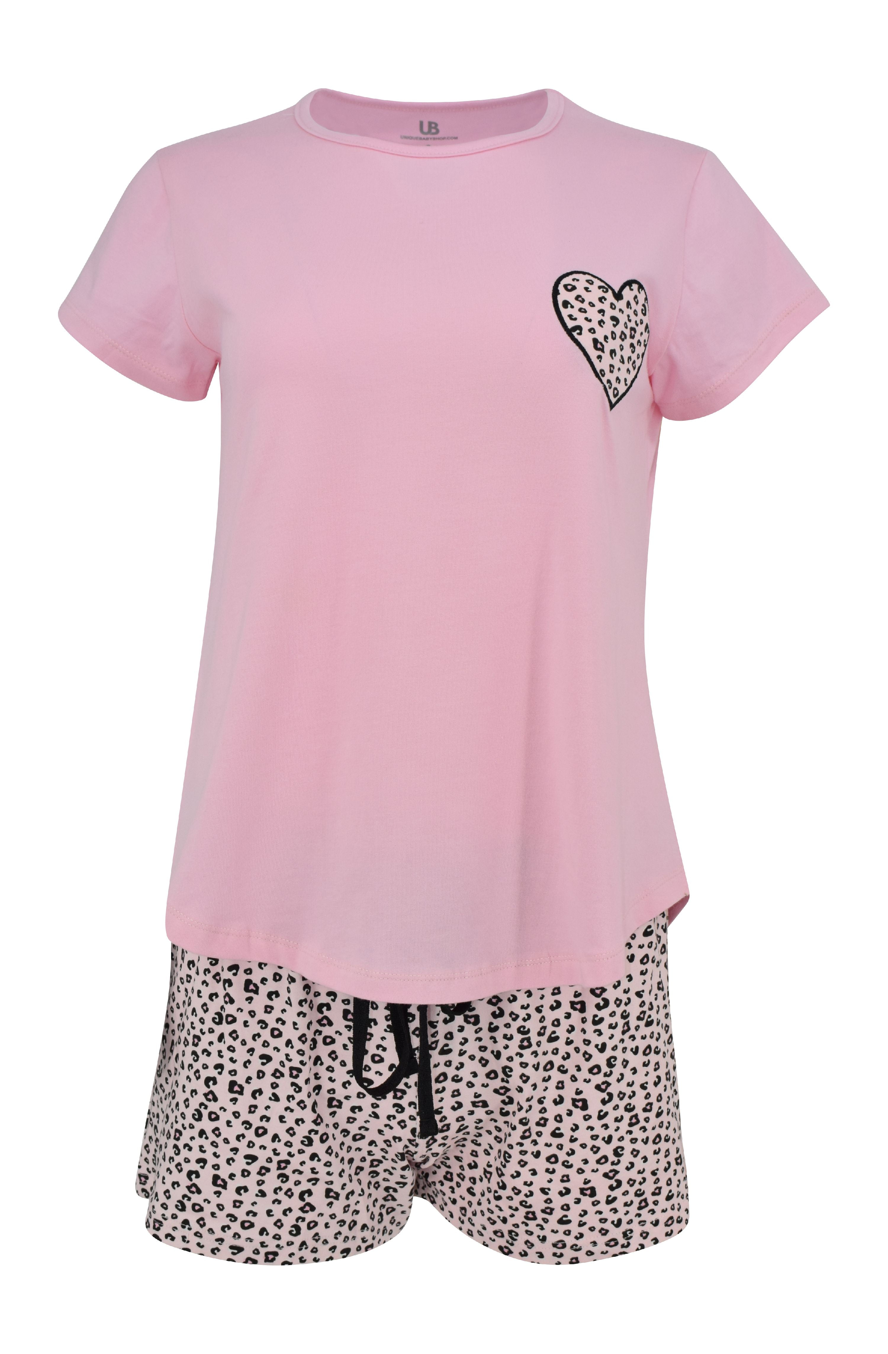 Valentine's Mommy and Me Pink Cheetah Pajama Set (Women XXL) - Walmart.com