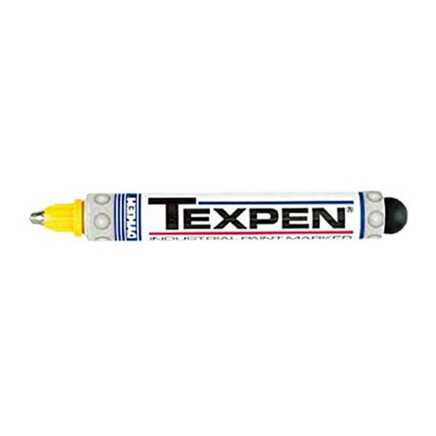 TEXPEN Industrial Steel Tip Paint Marker,Yellow - Walmart.ca