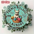 HELLOYOUNG Vintage Metal Plate，French Bulldog Sign, Wall Art, Retro ...