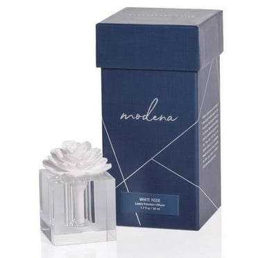 Zodax "Dream" Porcelain Flower Diffuser, White Rose - Walmart.com