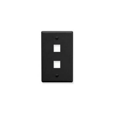 JR Products 12865 Single Switch Face Plate - Brown - Walmart.com