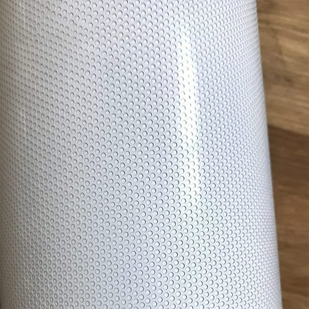 54inch x165ft Perforated Self-Adhesive Vinyl Window Film Two Way Vision ...