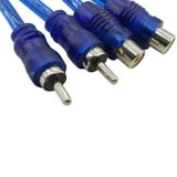 US 2-4 Pack RCA Y Adapter Splitter 1 Female to 2 Male Audio Speaker ...
