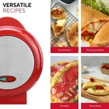 Holstein Housewares Omelet Maker - Red Stainless Steel, Egg Cooking ...