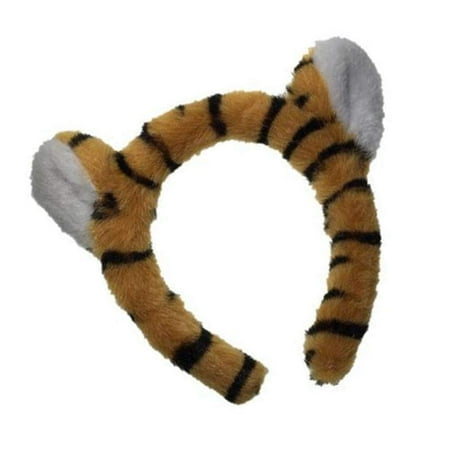 Tiger Ear Headband Plush Animal Ear Headbands Plush Zoo Animal ...