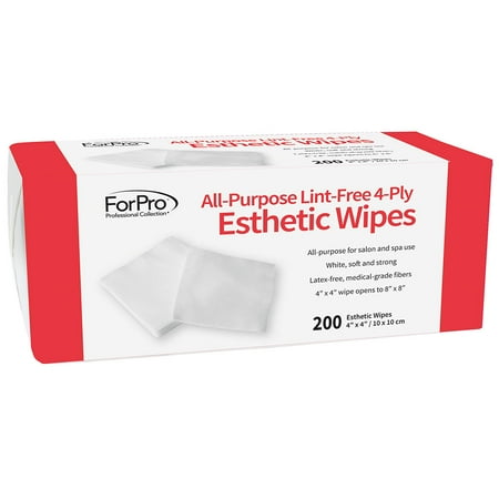 ForPro All-Purpose Lint-Free 4-Ply Esthetic Wipes - 200-Count | Walmart ...