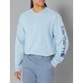 Carhartt Men's Big & Tall Loose Fit Heavyweight Long Logo Sleeve ...