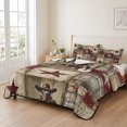 Full Quilt Bedding Set Vintage Texas Western Country Star Breathable ...