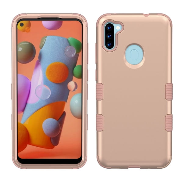 Samsung Galaxy A11 Phone Case 3 In 1 Hybrid Impact Armor Hard Pc And Tpu