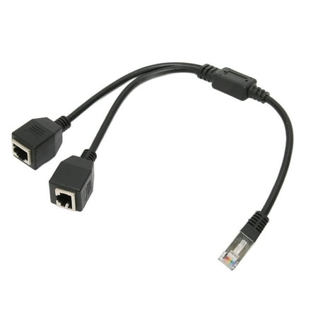 RJ45 Ethernet Splitter Cable, Anti Interference Ethernet Splitter 1 To ...