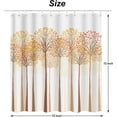 Autumn Fall Trees Shower Curtain Set 72x72 Inch Bathroom Decor ...