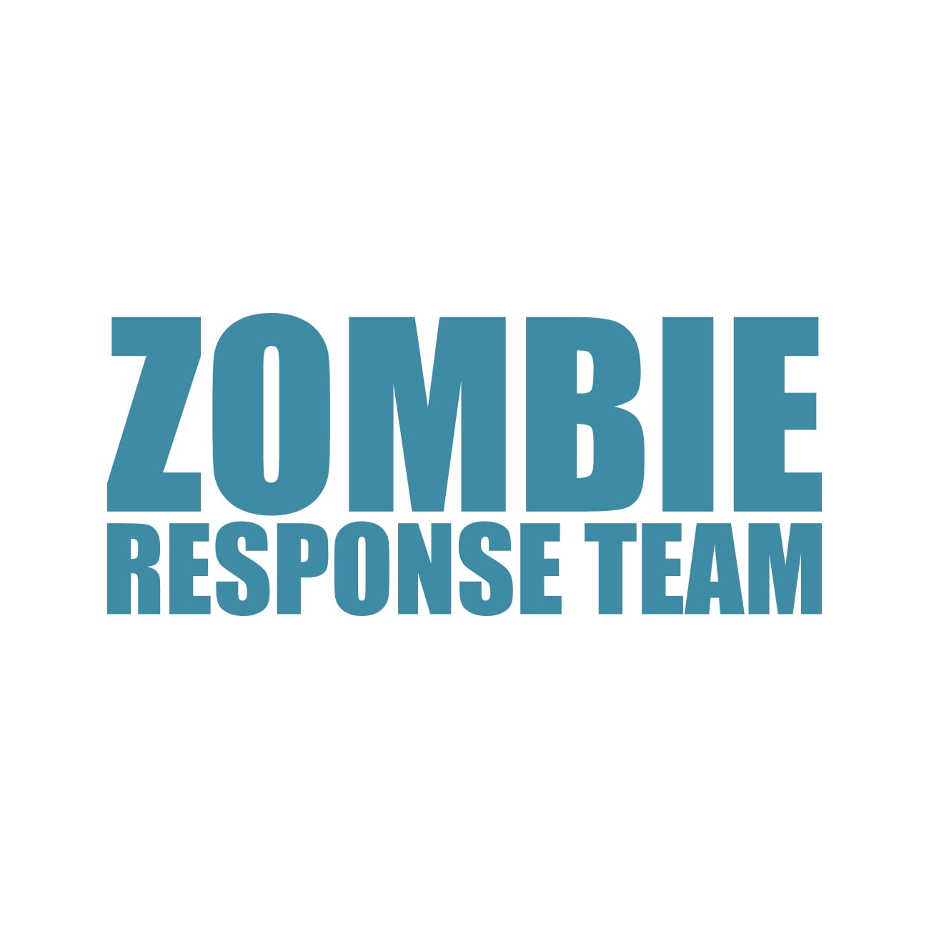 Zombie Response Team Sticker Decal Die Cut - Self Adhesive Vinyl ...