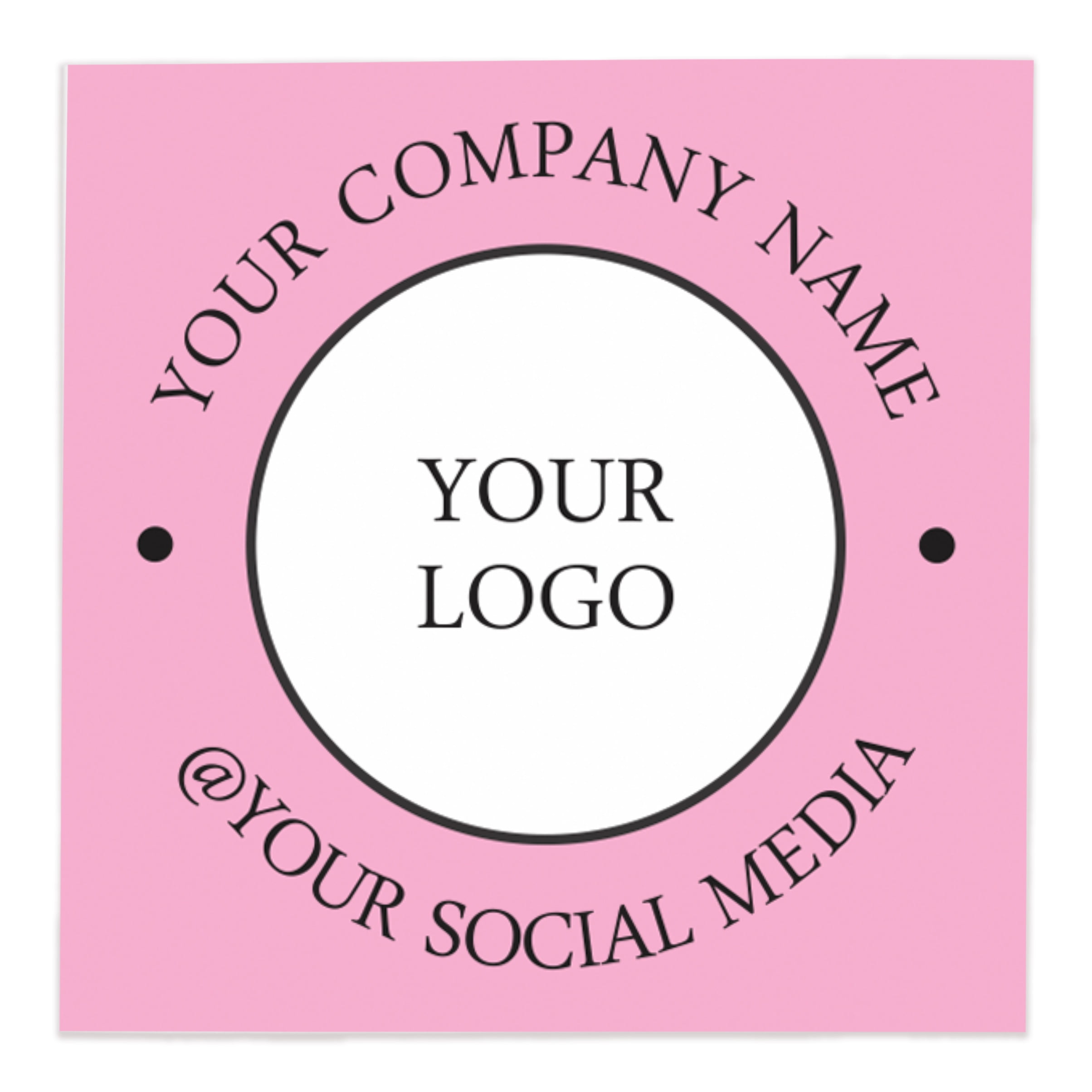 Printtoo Label for Small Business-100 SquareCustom VinylPersonalized ...