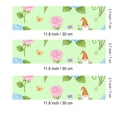 3 pcs Rose Meadow Pattern Cake Strips Edible birthday cake strips, cake ...