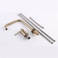 Bathroom Sink Faucet, All Copper Split Basin Faucet, Single Handle ...