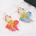 Geemin Elegant Gradient Color Goldfish Brooch With Pearls Versatile ...
