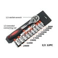 12Pcs Socket Ratchet Wrench Set Car Motorcycle Repairing Tool Hardware ...