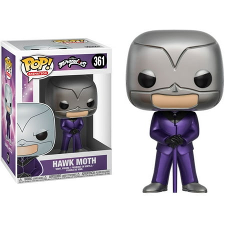 Funko POP! Animation: Miraculous Hawk Moth Collectible Figure ...