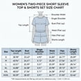 Womens 2 Piece Skort Set 2026 Color Block Short Sleeve Top Drawstring ...