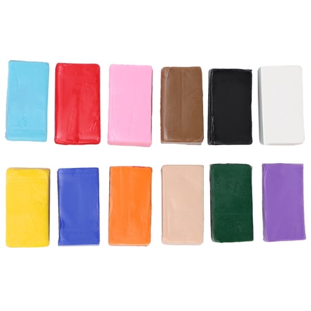 DIY Soft Clay Handicrafts Soft Clay, 12 Colors DIY Colorful Clay, Clay ...