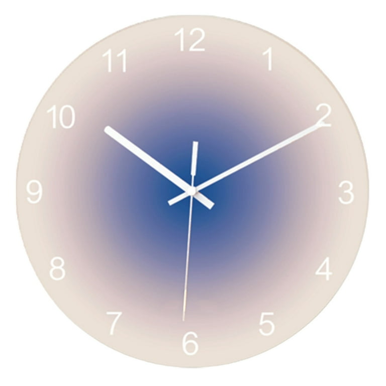 Round Digital Wall Clock