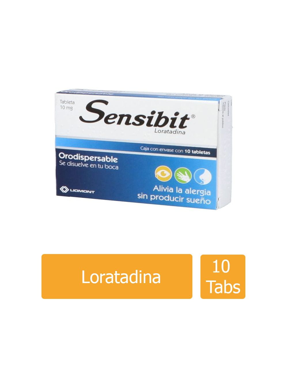 Sensibit Orodispersables 10 mg Caja Con 10 Tabletas Sinsibit CREMA ...