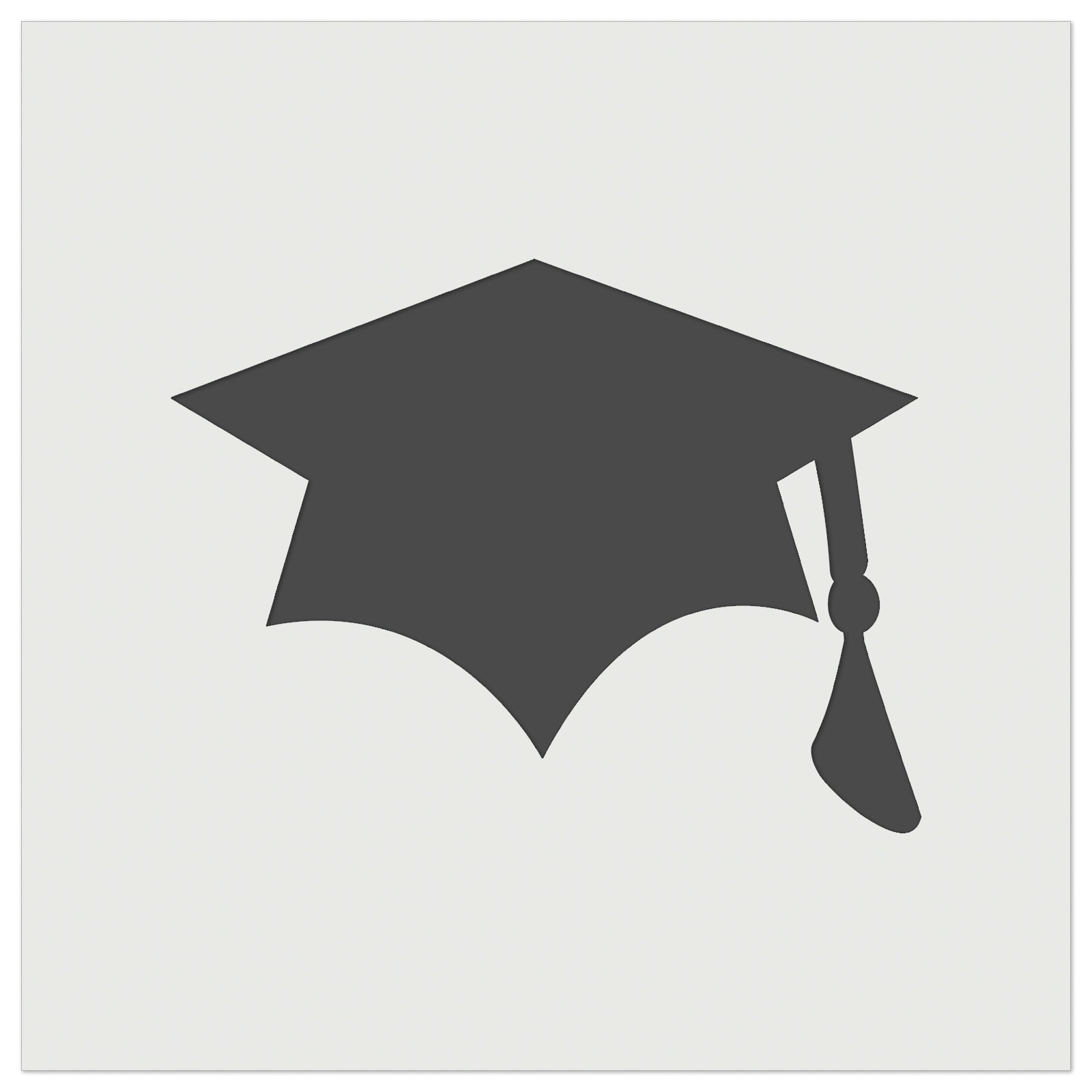 Graduation Cap Solid DIY Cookie Wall Craft Stencil - 5.5 Inch - Walmart.com