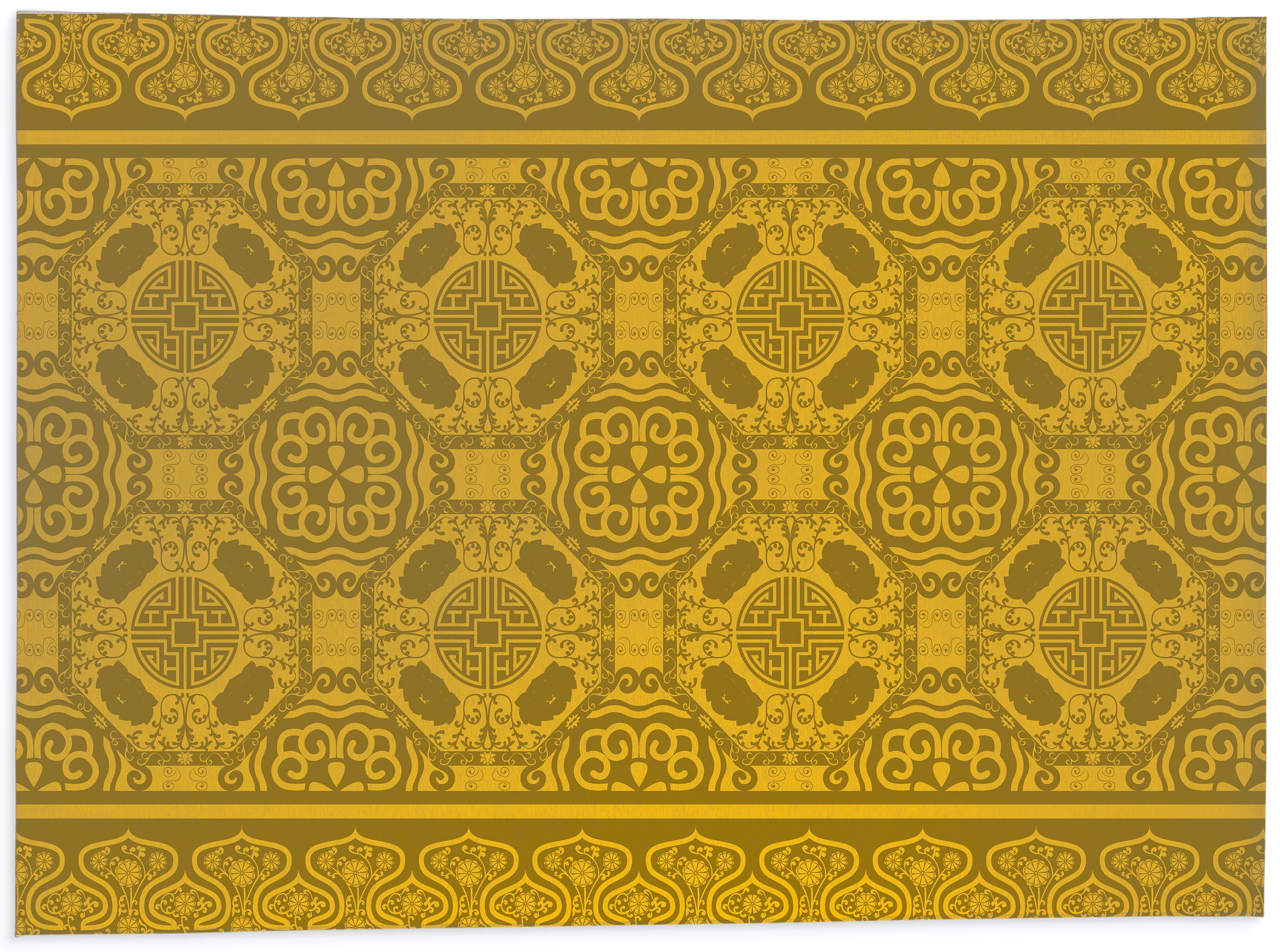 Lasha Gold Overdye Office Mat by Kavka Designs - Walmart.com