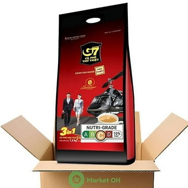 Trung Nguyen G7 3 In 1 Instant Coffee - 100 Sachets | Roasted Blend ...