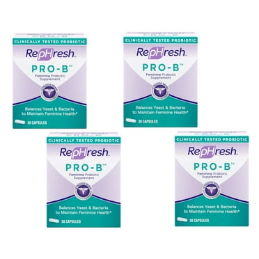 RepHresh Pro-B Probiotic Feminine Supplement, Promotes Female Health ...