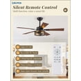 Lokivas 48in Farmhouse Ceiling Fan with Lights, 6-Speed, Remote Control ...
