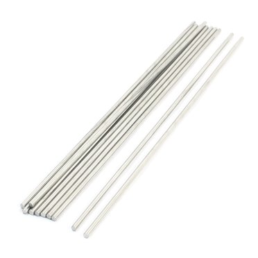 1.5mm x 150mm 304 Stainless Steel Solid Round Rod for DIY Craft 6pcs ...
