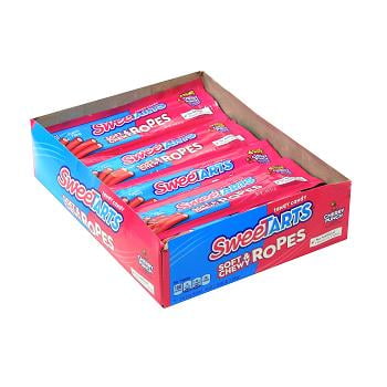 SWEETARTS CHERRY PUNCH SOFT & CHEWY ROPES 3.5 oz each (12 in a Pack ...