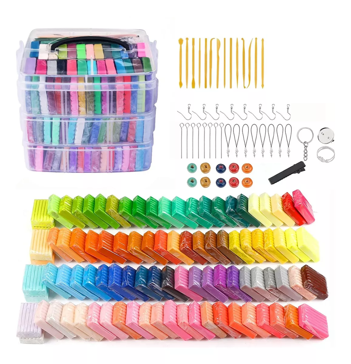 Arcilla Moldeable Polimerica 92 Colores Plastilinas | Walmart en línea