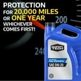 Super Tech Full Synthetic Motor Oil SAE 0W-20 5 Quarts for Gasoline ...
