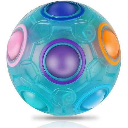Magic Rainbow Ball, Cube Puzzle Ball Educational Toy-black- | Walmart ...
