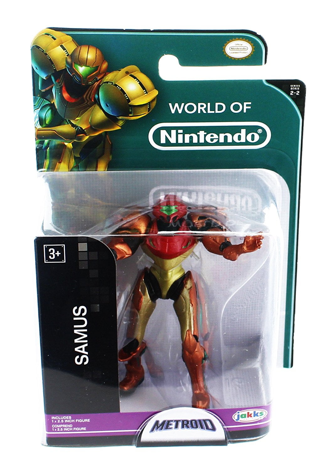 World of Nintendo Metroid Samus Aran Mini Figure - Walmart.com