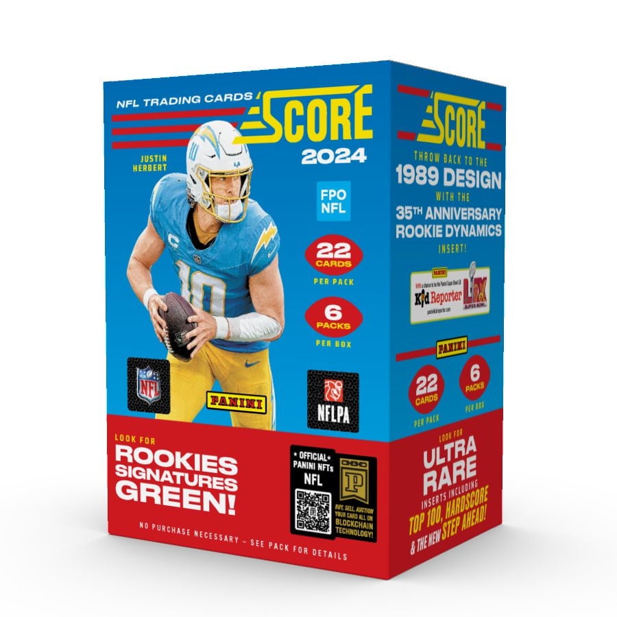 Click here for 2024 Panini Score Football Nfl Blaster Box prices