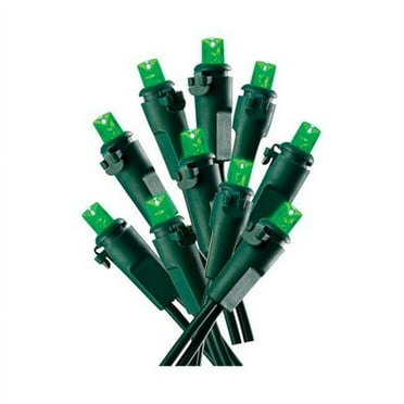 2' x 8' Green Mini Net Style Tree Trunk Wrap Christmas Lights - Brown ...