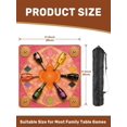 31.5" x 31.5" Mahjong Mat for Table Champagne Bottle Bandana Pink ...