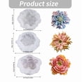 Food Grade Silicone Mousse Cake Molds Flower Shape Handmade Dessert ...