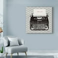 Trademark Fine Art 'Vintage Analog Typewriter' Canvas Art by Michael ...