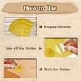 1set 15 Sheets Gold Foil Paper Picture Stickers Round Dot Decorative ...