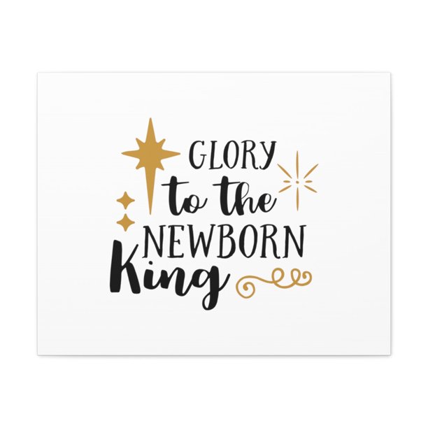 Scripture Walls The Newborn King Luke 2:14 Star Christian Wall Art ...