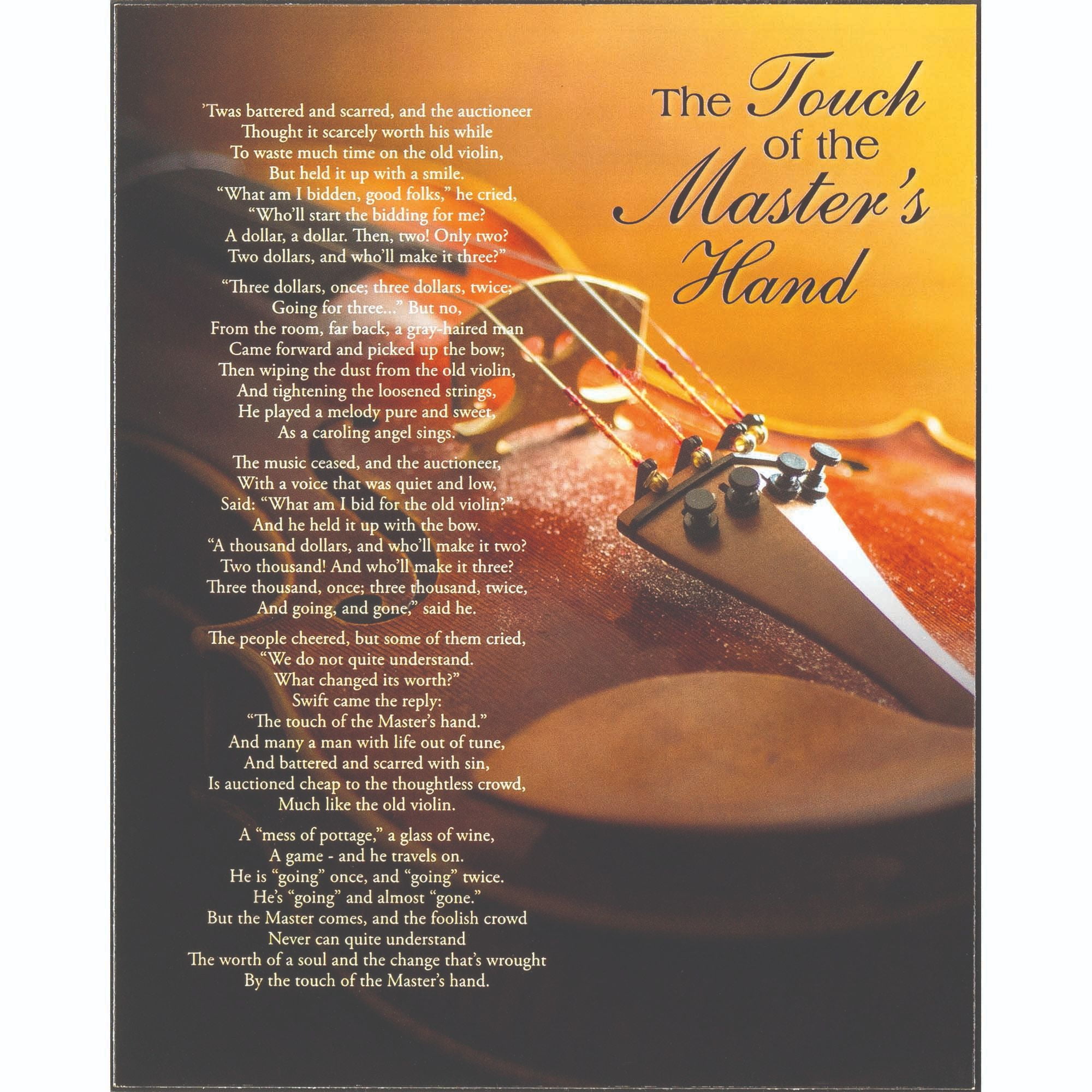 Touch Of Master's Hand Natural Brown 10 x 8 MDF Wood Decorative Framed ...