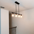 DingLiLighting Adjustable LED Pendant Light, 4-Hanging Lights for ...