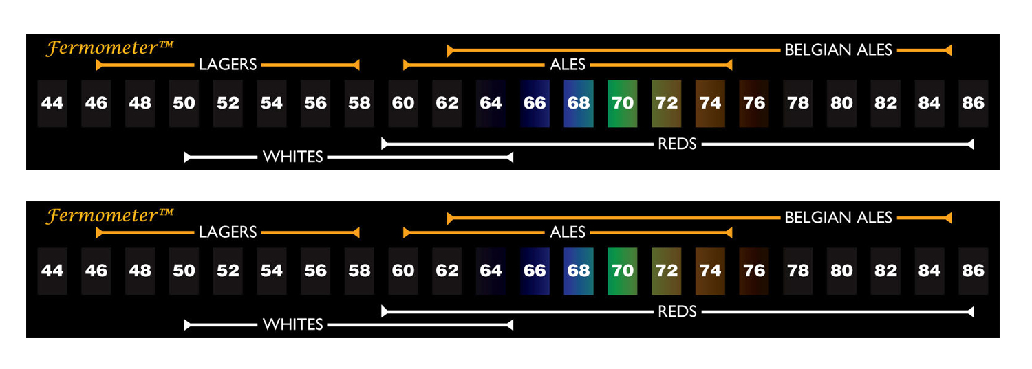 Fermometer - Adhesive Fermenter Thermometer-2PK - Walmart.com